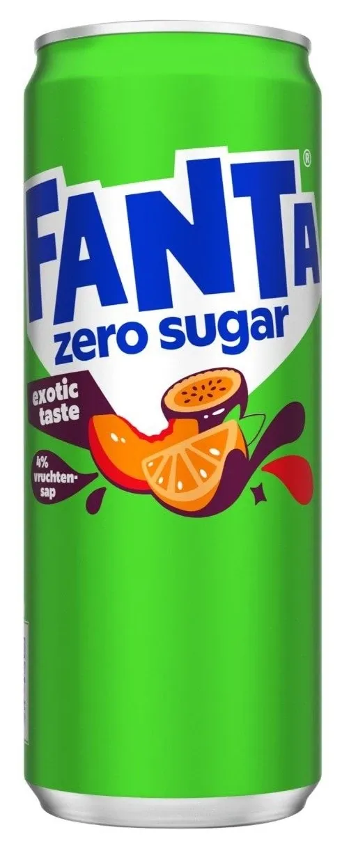 Fanta Zero Sugar Exotic Taste 330ml - Dulces Tradicionales | Turrón ...